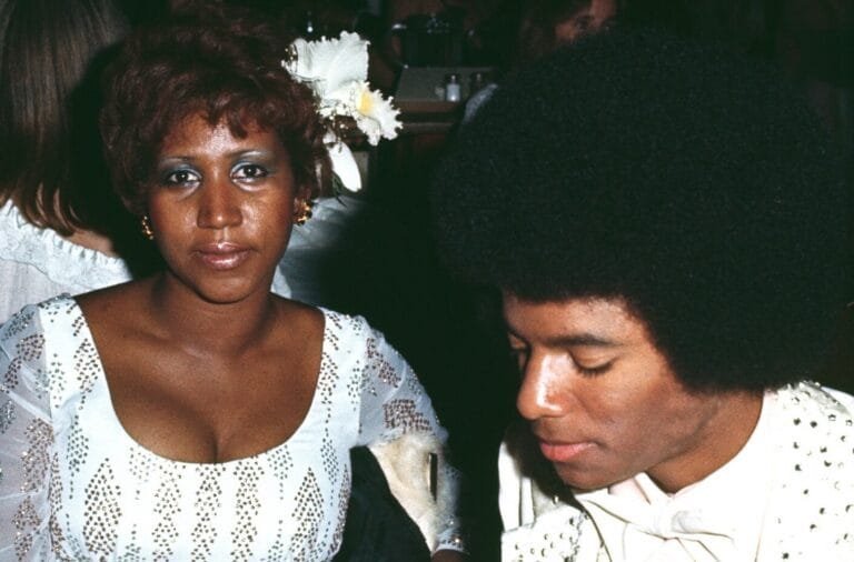 Foi ali que os caminhos de Franklin e Michael Jackson se cruzaram pela ...