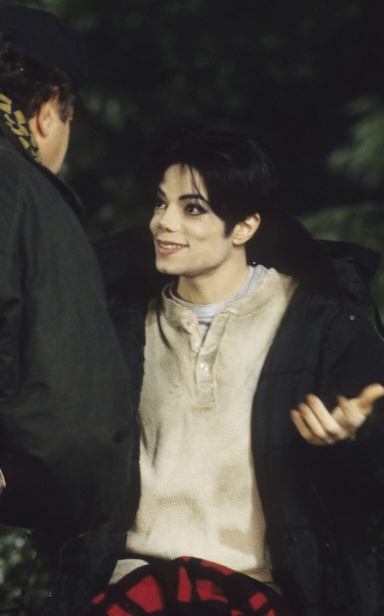 Michael Jackson no set de filmagens de Childhood, por Steven Paul Whitsitt